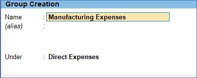 Set-Up Of Groups [Charts Of Accounts] in TallyPrime Accounting Software
