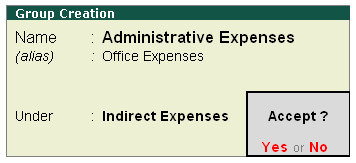 Account Groups in Tally.ERP9-Creating / Altering & Deleting with ...